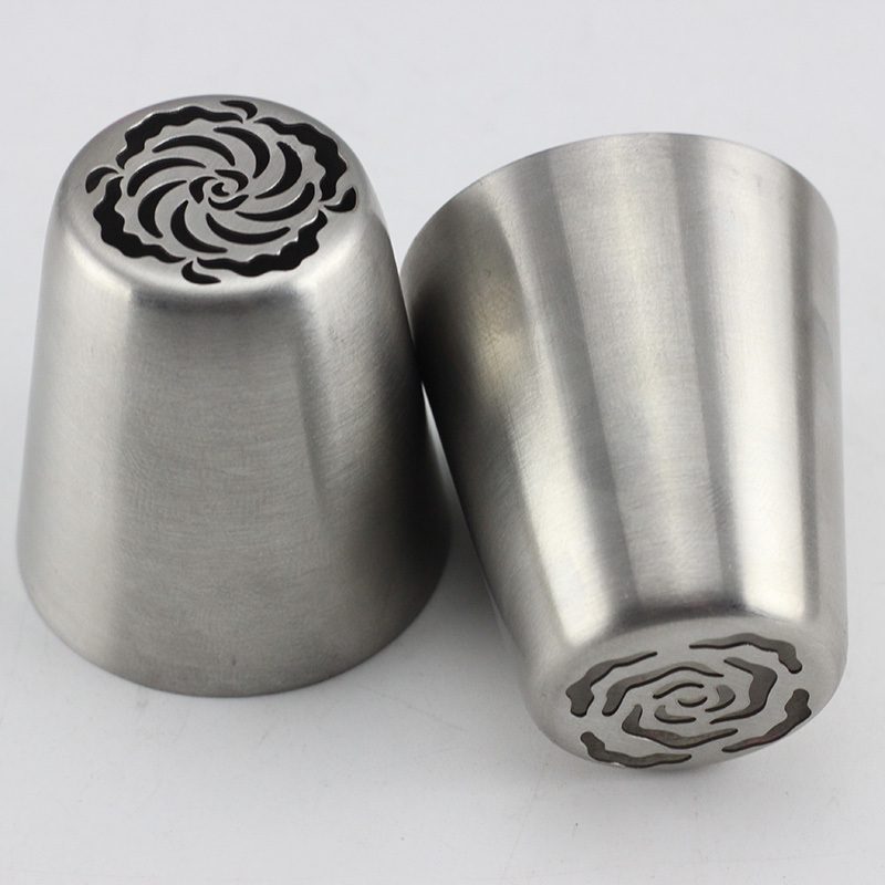 2Pcs Russian Piping Tips Cake Pastry Nozzles Cake ... – Grandado