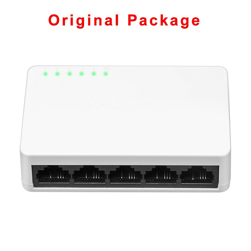 5 Port 10/100Mbps Fast Ethernet Network Switch Net... – Grandado