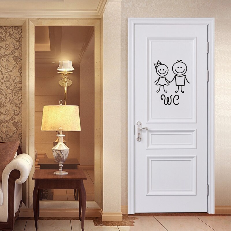 Funny Bathroom Sign Toilet Door Plate Winomo Remov... – Grandado