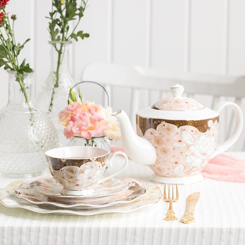 EECAMAIL British Afternoon Tea Set Home Coffee Cup... – Grandado