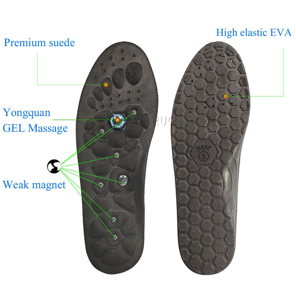 EVA Orthopedic insoles Acupressure Magnetic massag... – Grandado