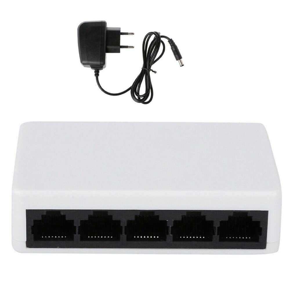 RJ45 Mini 5-Poorten Fast Ethernet Netwerk Zwart Sw... – Grandado RJ45 Mini 5-Poorten Fast Ethernet Netwerk Zwart Sw... – Grandado