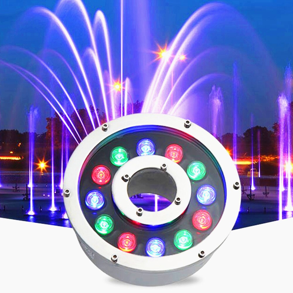 RGB LED Fountain Light 6W 9W 12W 18W 24W AC12V AC2... – Vicedeal