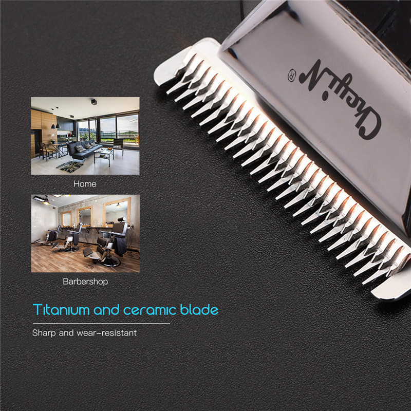 High Precision Hair Clipper Titanium Ceramic Blade... – Grandado