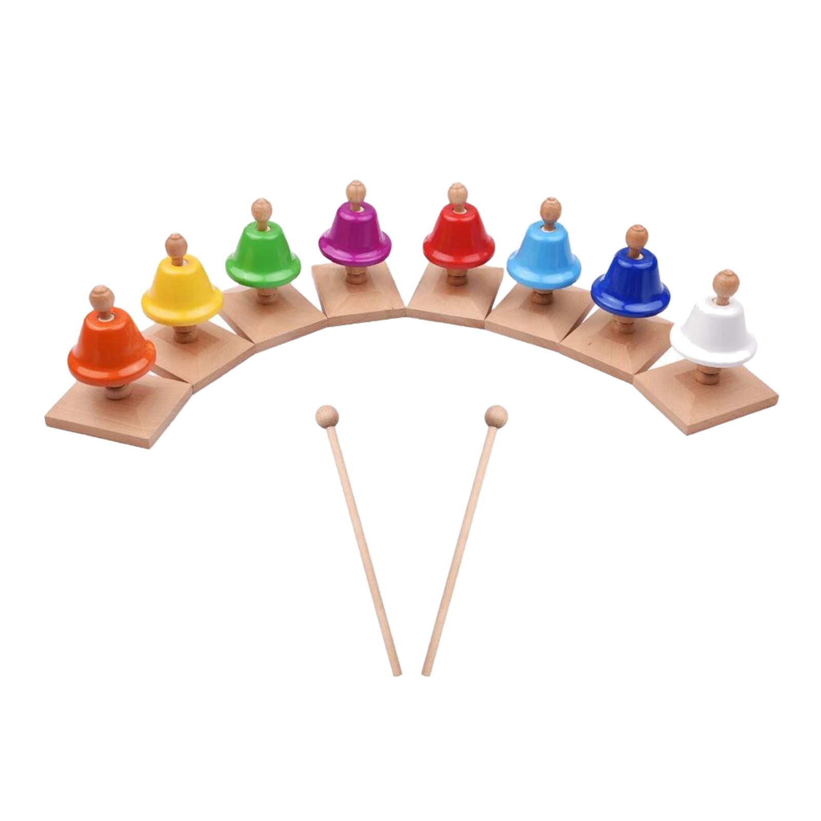 8 Notes Diatonic Hand Bells Education Percussion I... – Vicedeal