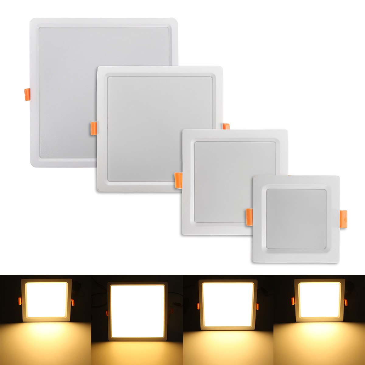 Ultrathin Recessed Downlight Square LED Panel Ligh... – Vicedeal