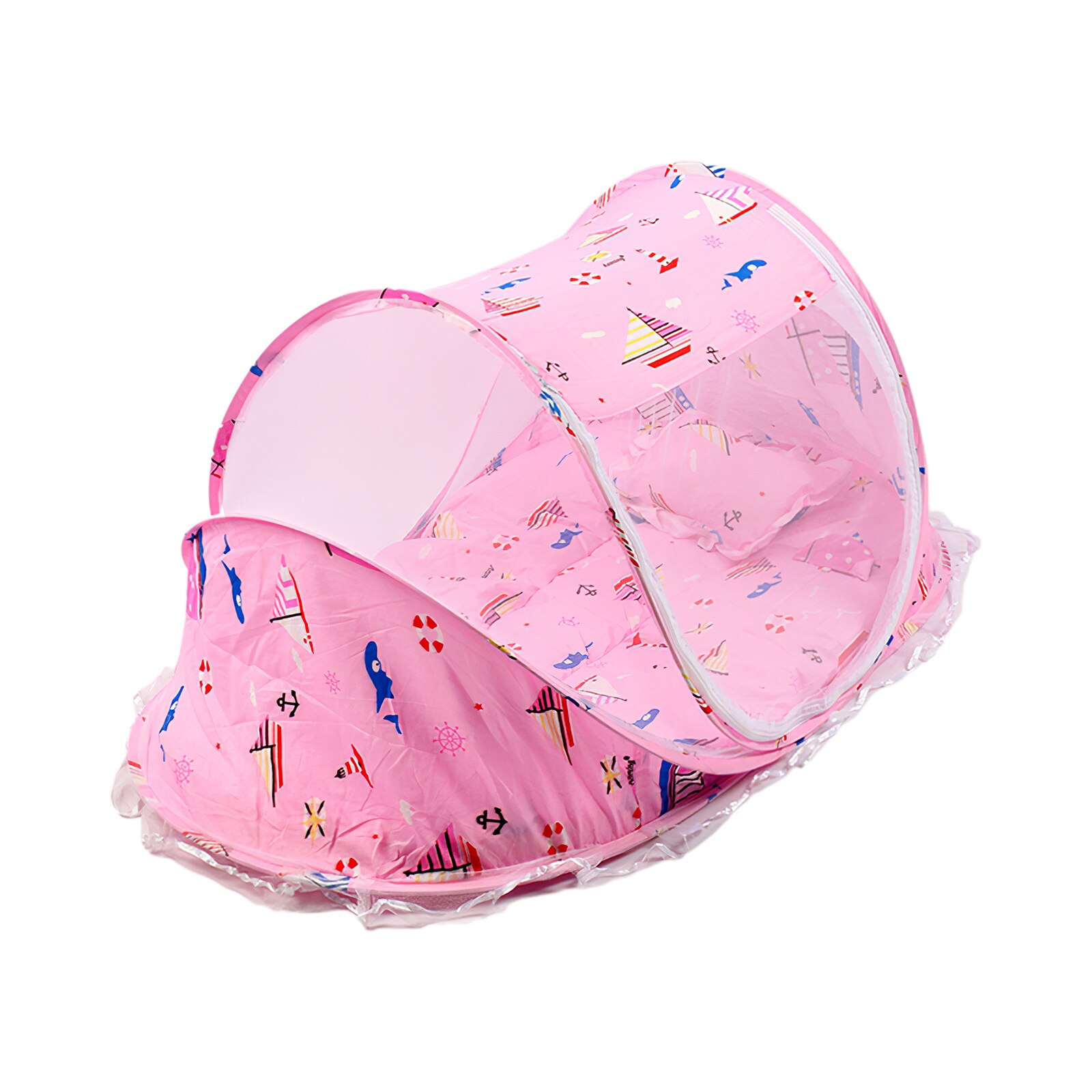 Newnorn Baby Portable Foldable Crib Netting Infant... – Grandado