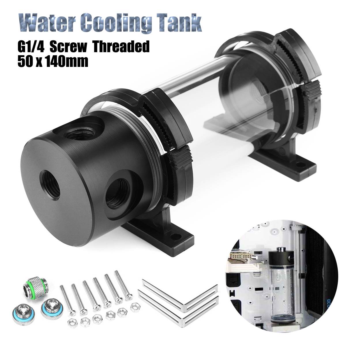 S Skyee G1/4 Acryl Cilinder Reservoir Water Tank 5... – Grandado