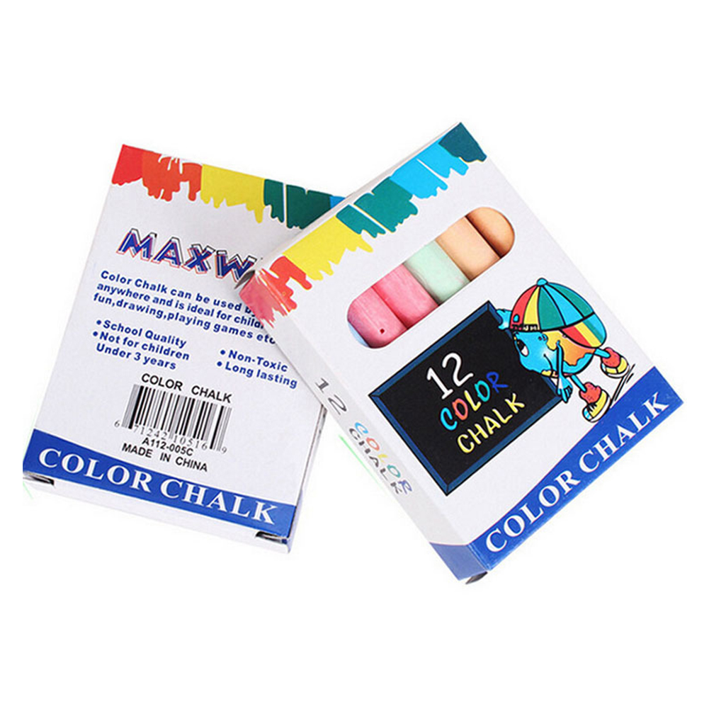 Kids Teacher Kindergarten Dustless Chalk Random Co... – Grandado
