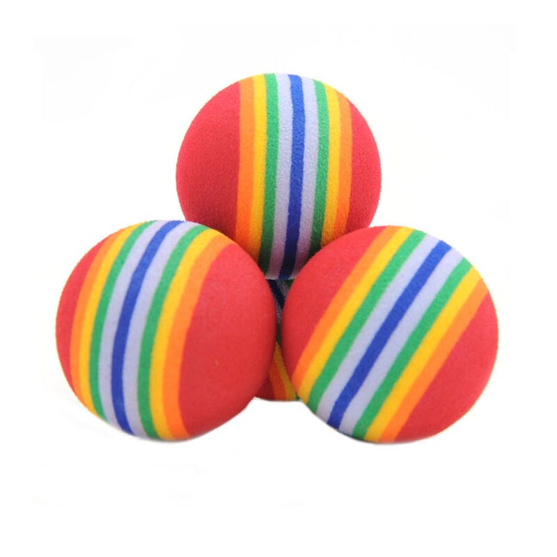 10 Stks/partij Super Q Regenboog Bal Kat Speelgoed... – Vicedeal