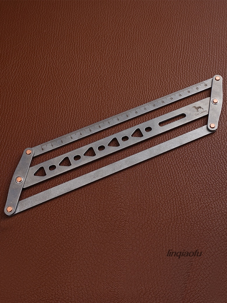 Belt-assisted positioning punch ruler, belt leathe... – Vicedeal