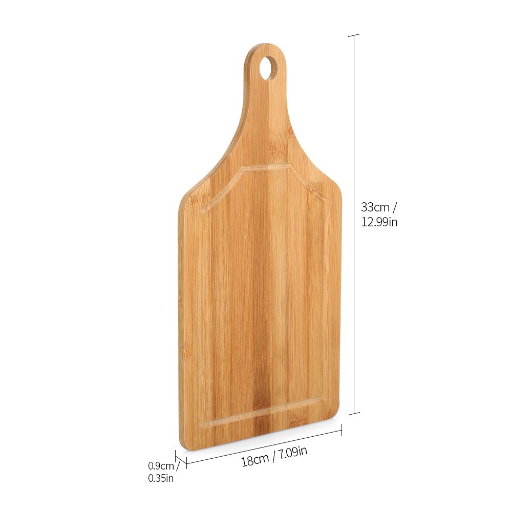 HOMGEEK Bamboo Chopping Block Pizza Platte Natürli... – Vicedeal
