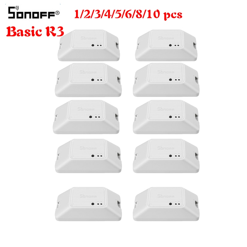 1/2/3/4/5/6/8/10 Pcs Sonoff Basic R3 Smart Switch ... – Vicedeal