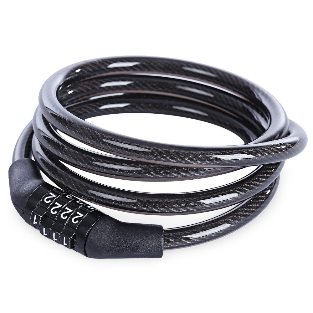 Fietsslot 4 Cijferige Code Combinatie Fietsslot Ve... – Vicedeal