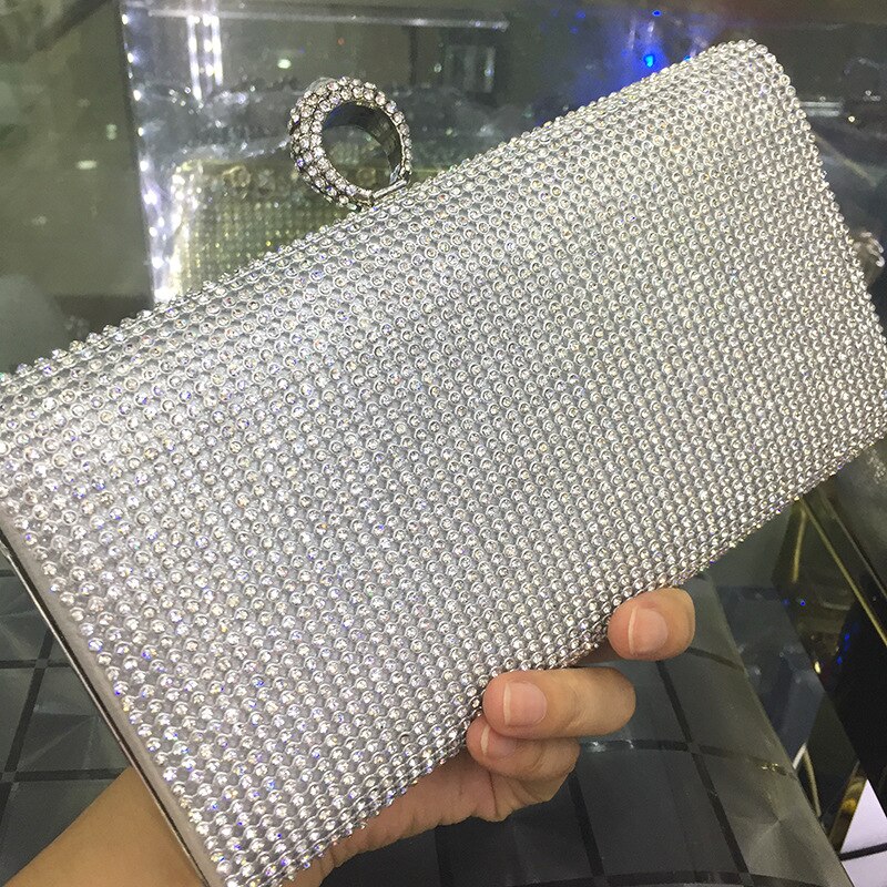 Diamond Female Clutch Purse Crystal Dinner Wallet ... – Grandado