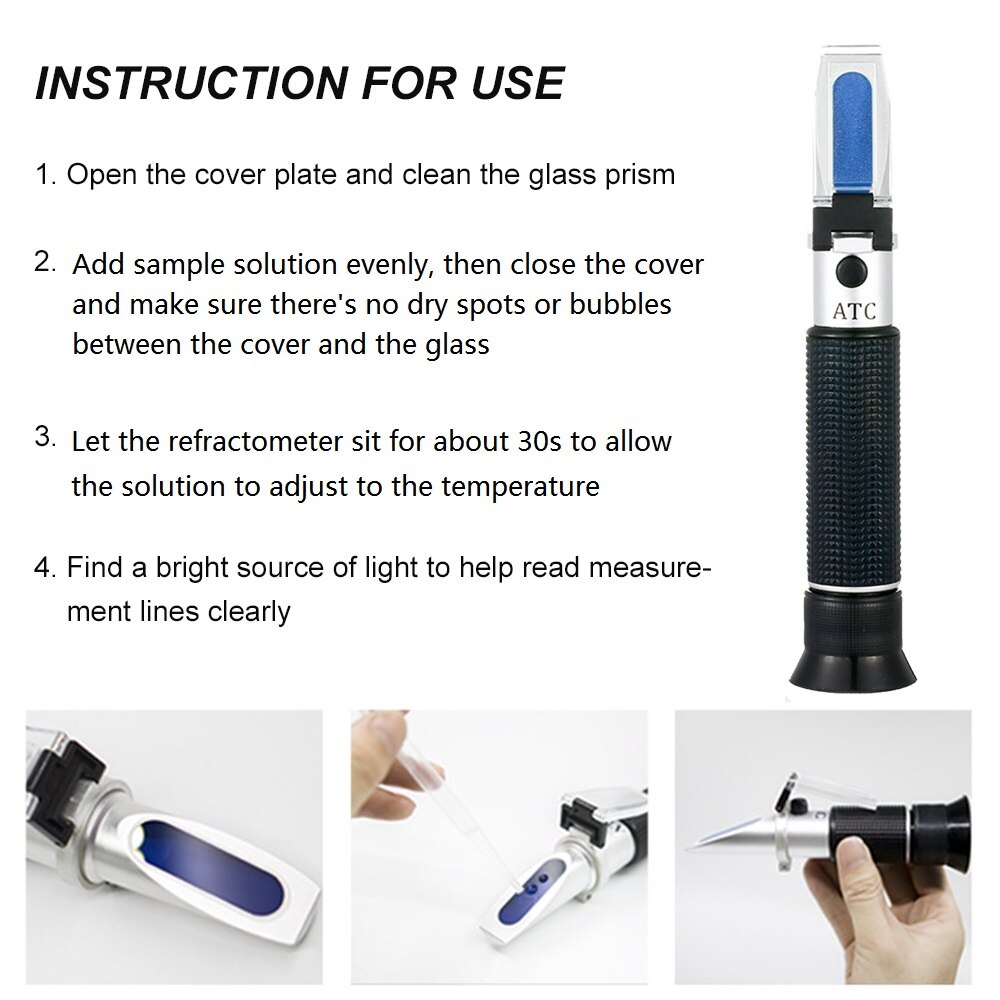 KKmoon 3 In 1 Multifunctional Handheld Refractomet... – Grandado