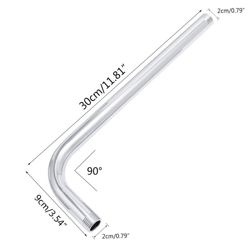 Draad G1/2 Rvs Wandmontage Buis Regendouche Arm Be... – Vicedeal