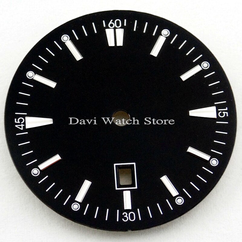 35mm BLIGER sterile Black watch dial fit DG2813/38... – Grandado