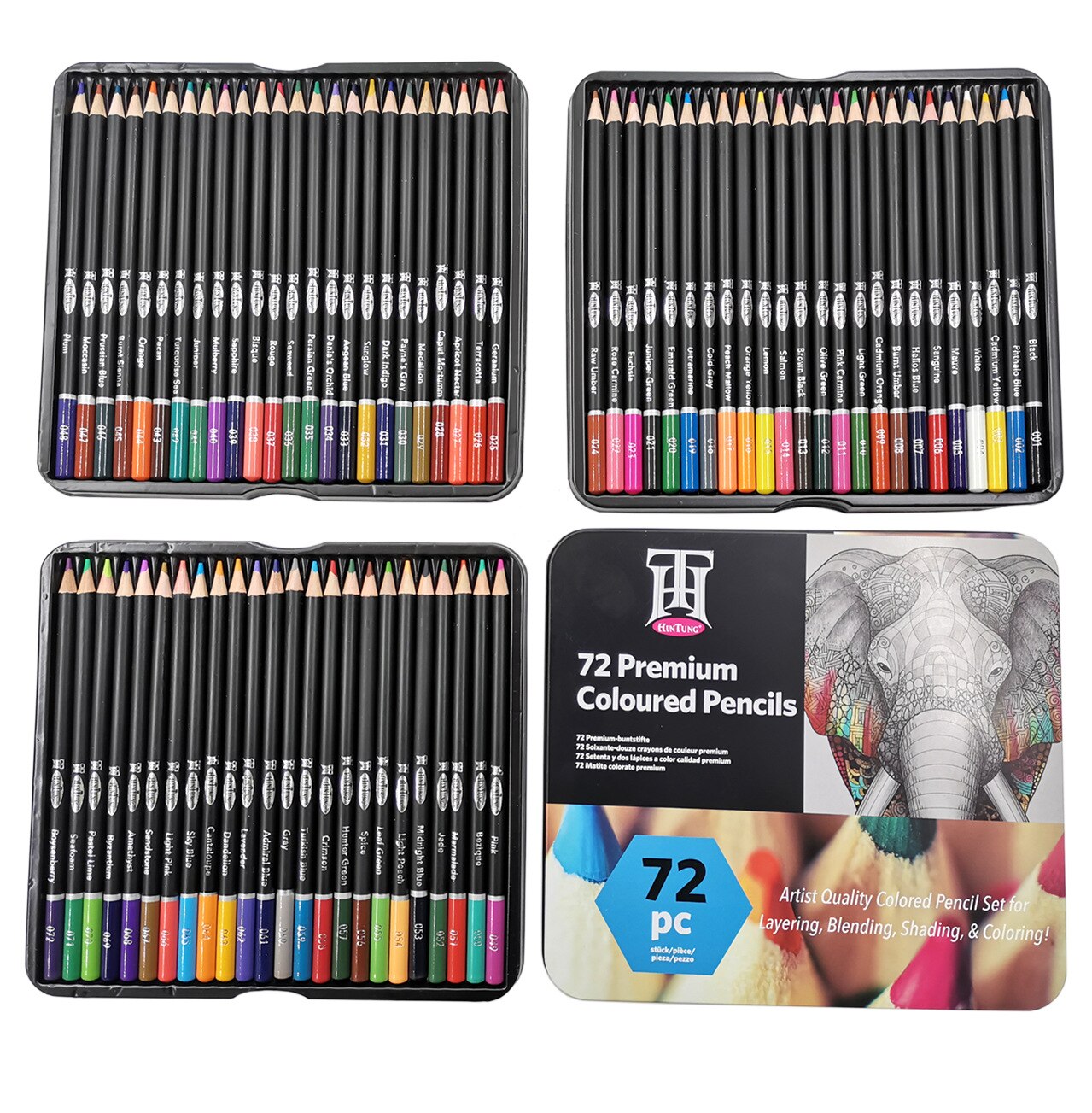 Colored Pencil Set Coloring Drawing Pencil Set 144... – Grandado