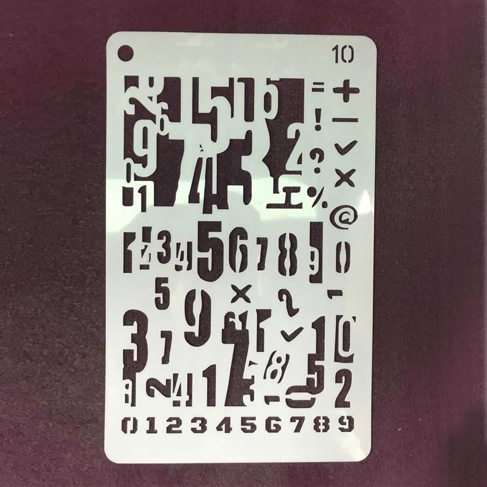 12pcs DIY Stamping Template Album Letter Handwriti... – Vicedeal