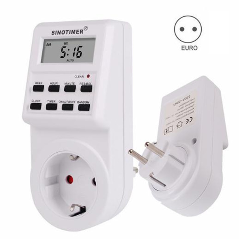 230/220V AC Programmable Timers Weekly Programmabl... – Grandado
