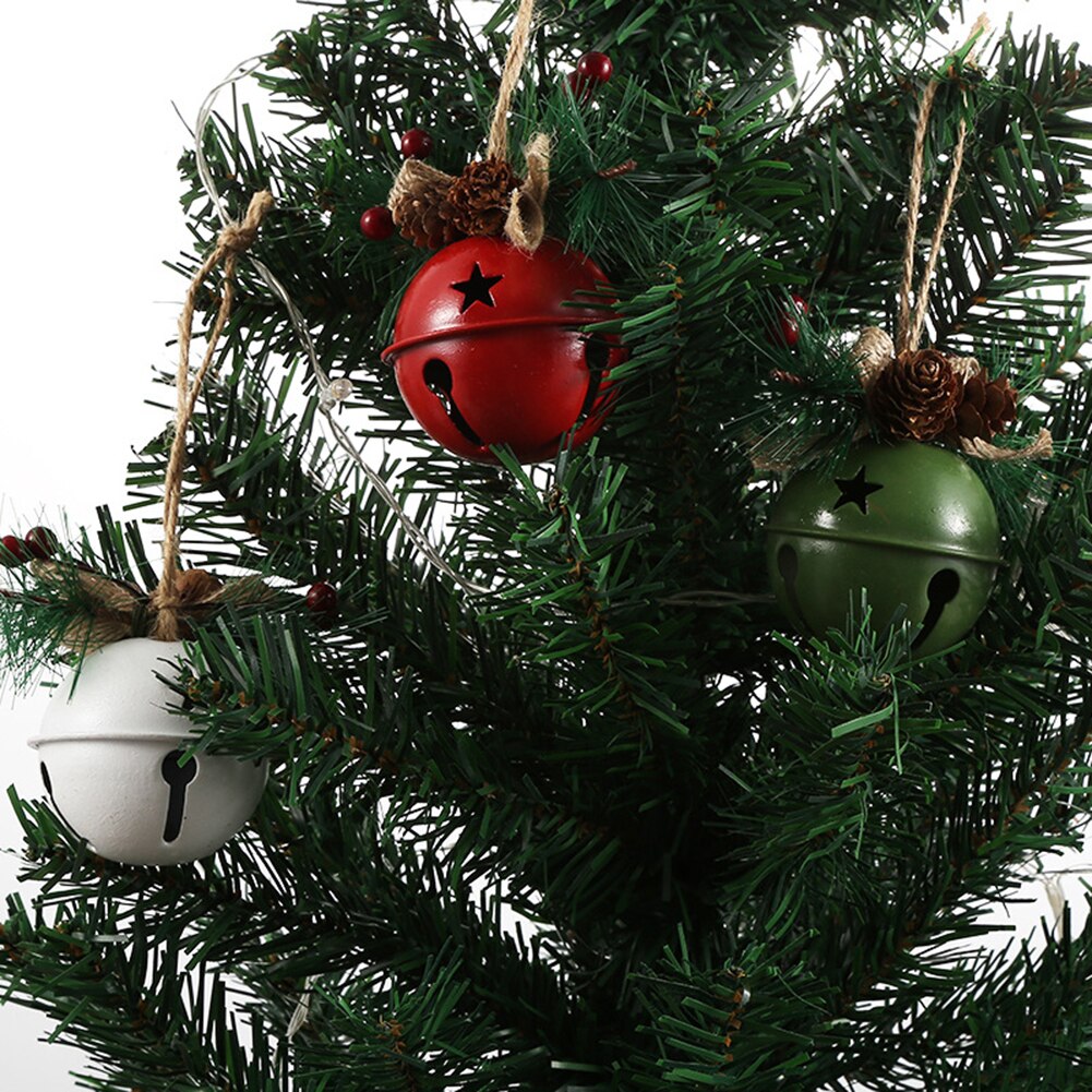 Christmas Bell Iron Xmas Tree Hanging Pendant Jing... – Grandado