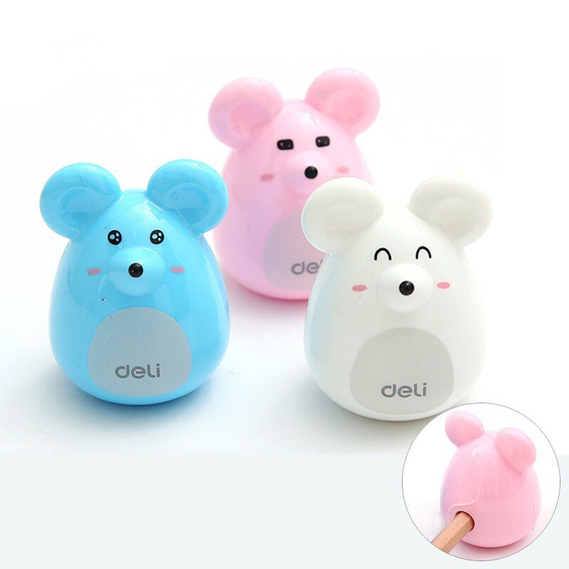 Deli cartoon mouse pencil sharpener colorful Mouse... – Grandado