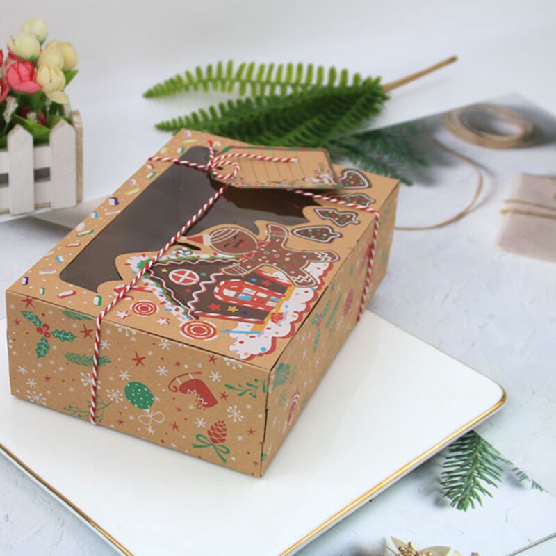 12 / pack (4 in 3 stil) neue kraft papier box kraf... – Grandado