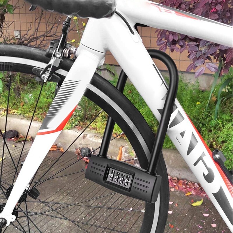 Bike Lock Bike U Lock Bike Locks Anti Theft with S... – Grandado