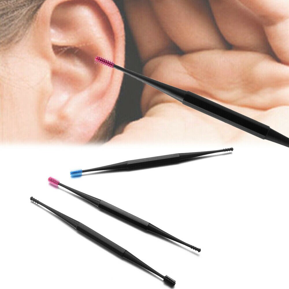 1 PC Silicone Spiral Massage Ear Spoon Double Head... – Grandado