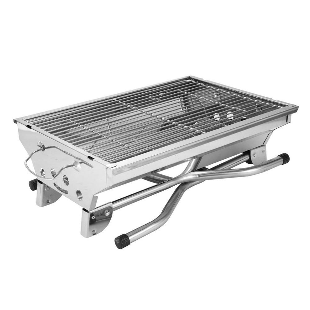 BBQ Grill Charcoal Grill Barbecue Tool Handle Fold... – Grandado