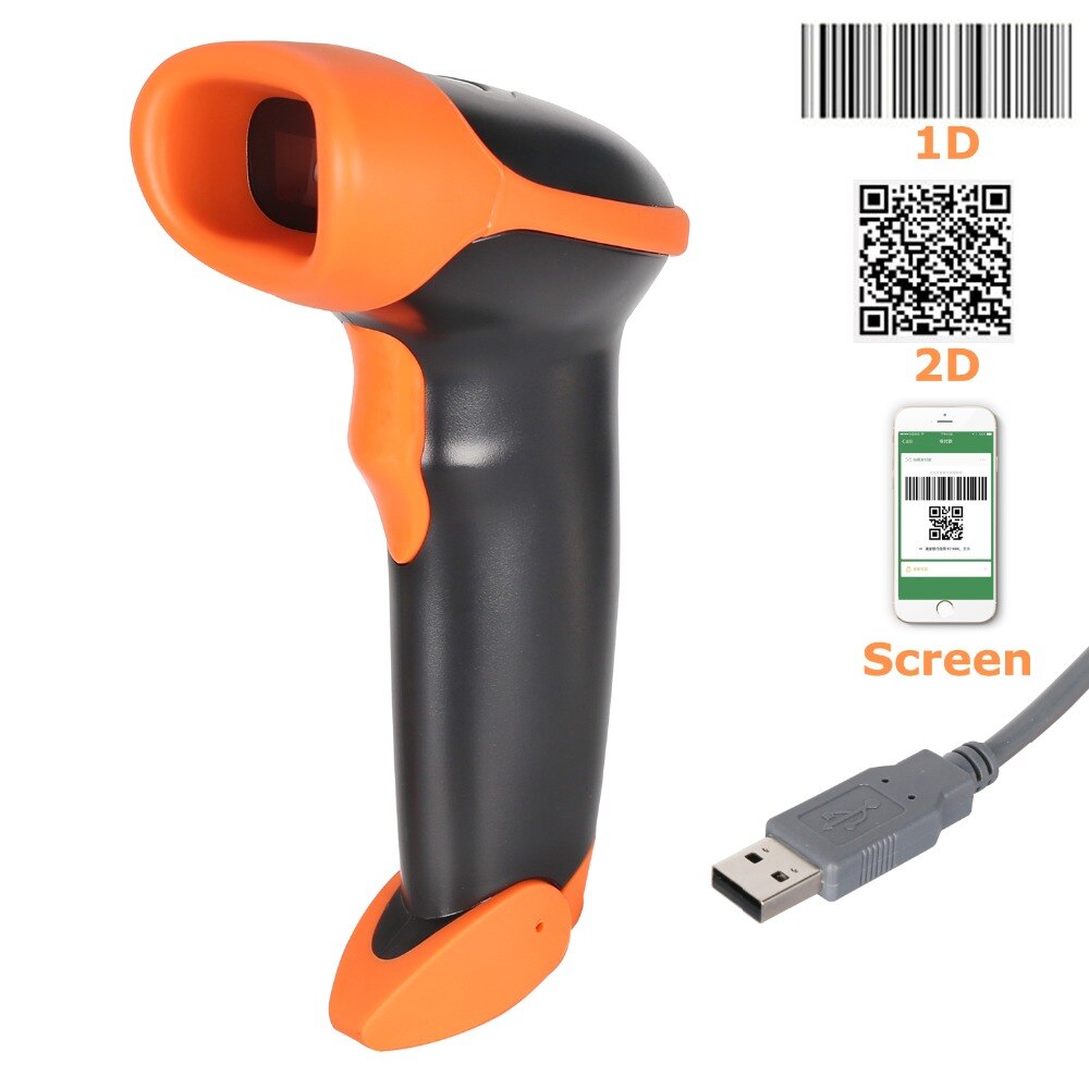 High speed barcode scanner wired, barcode scanner ... – Grandado