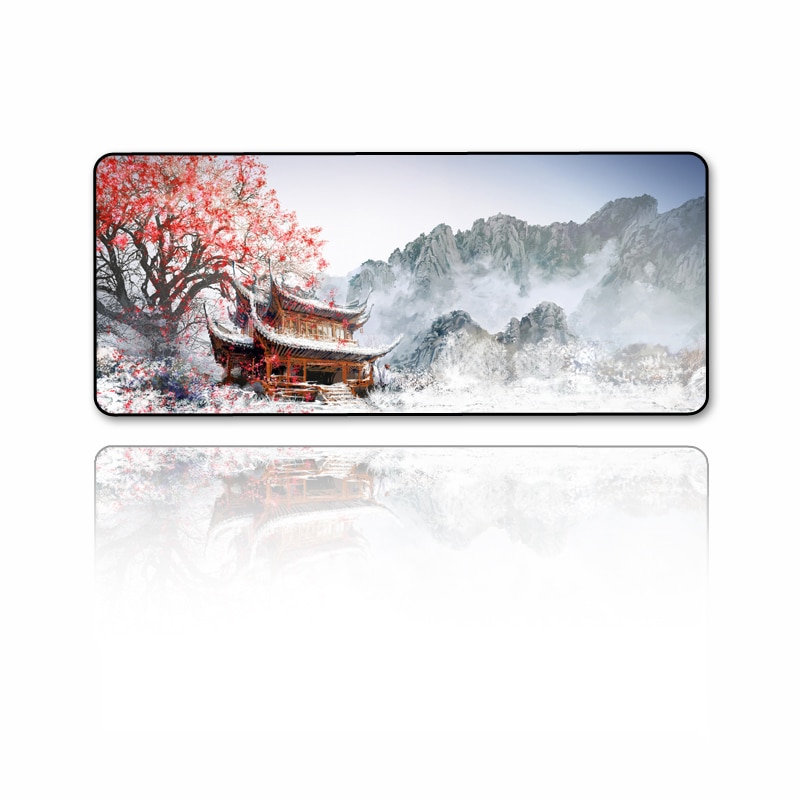 FFFAS 70X30com Snow mountain scenery mouse pad Not... – Grandado