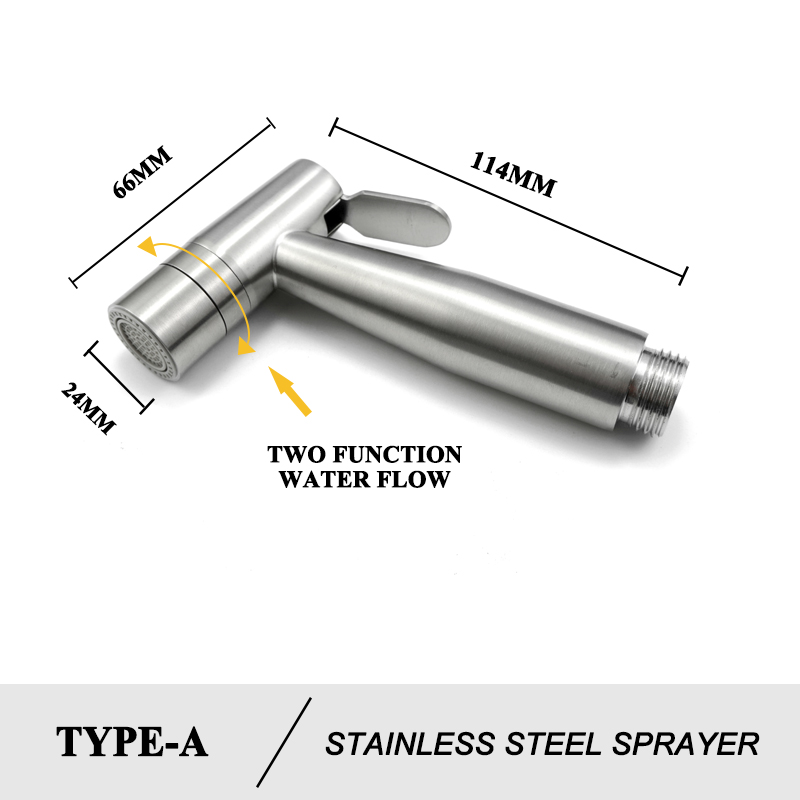 Rvs Wc Hand Held Bidet Kraan Spuit Bidet Set Sproe... – Vicedeal