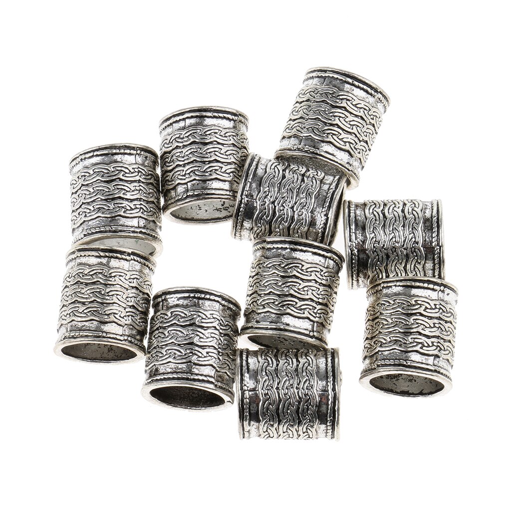 10 stuks Dreadlocks Kralen-Haar Vlecht Manchetten ... – Grandado