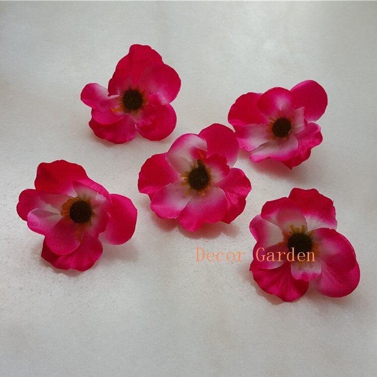 200pcs 7CM Artificial Poppy Decorative Silk Flower... – Grandado