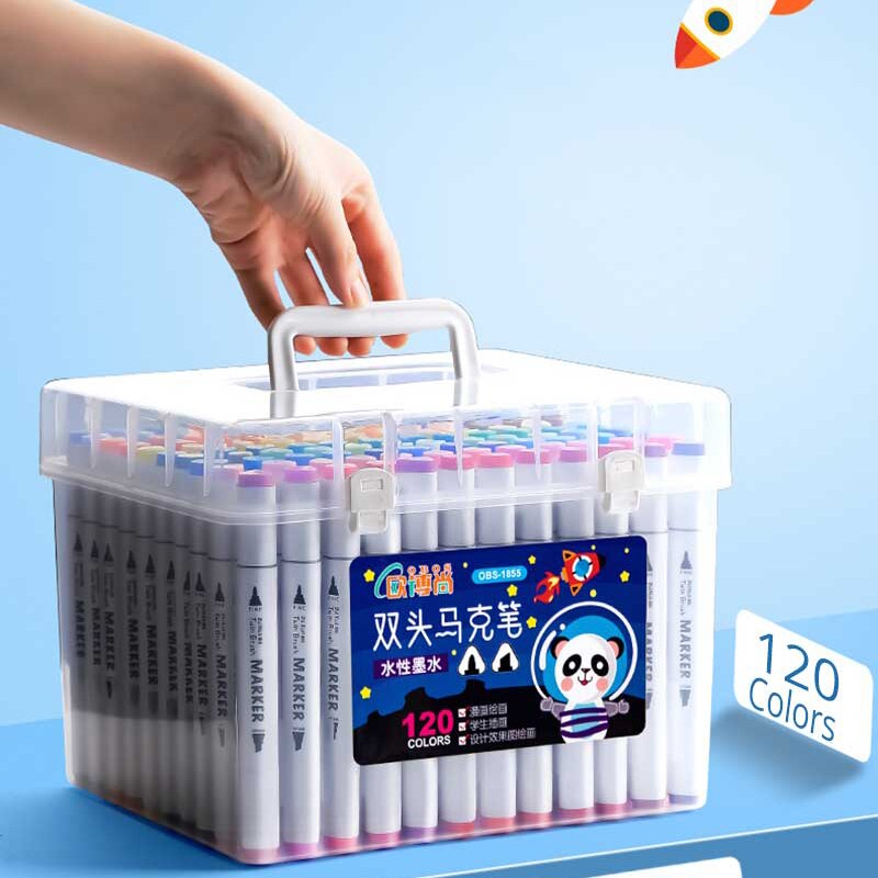 24/36/48/60/80/120 Double Headed Dual Tip Washable... – Grandado