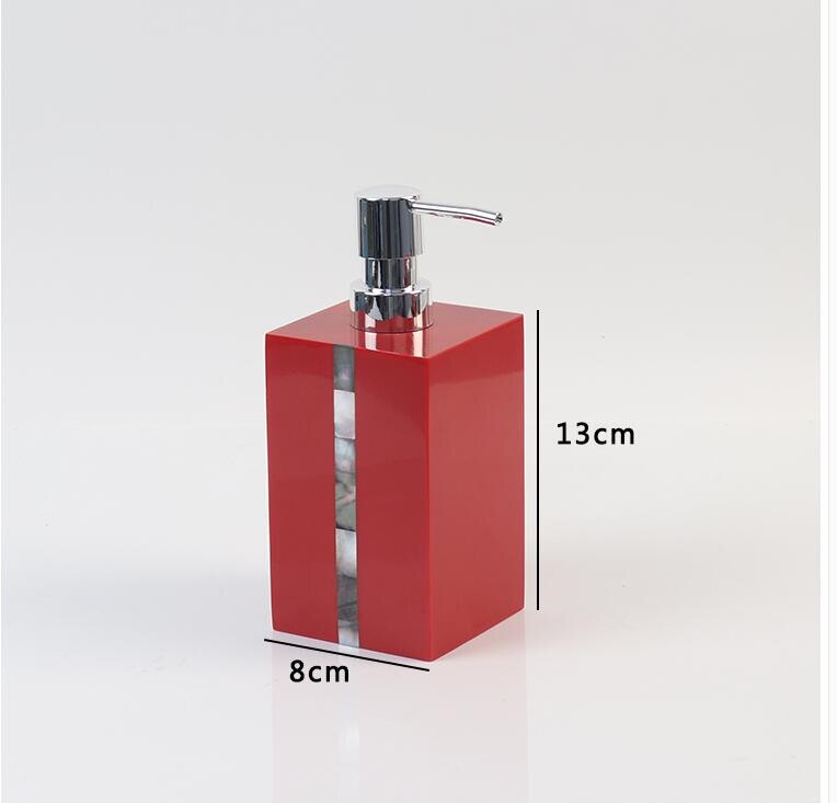 1pc Light Luxury Red Portable Soap Dispenser Shamp... – Grandado