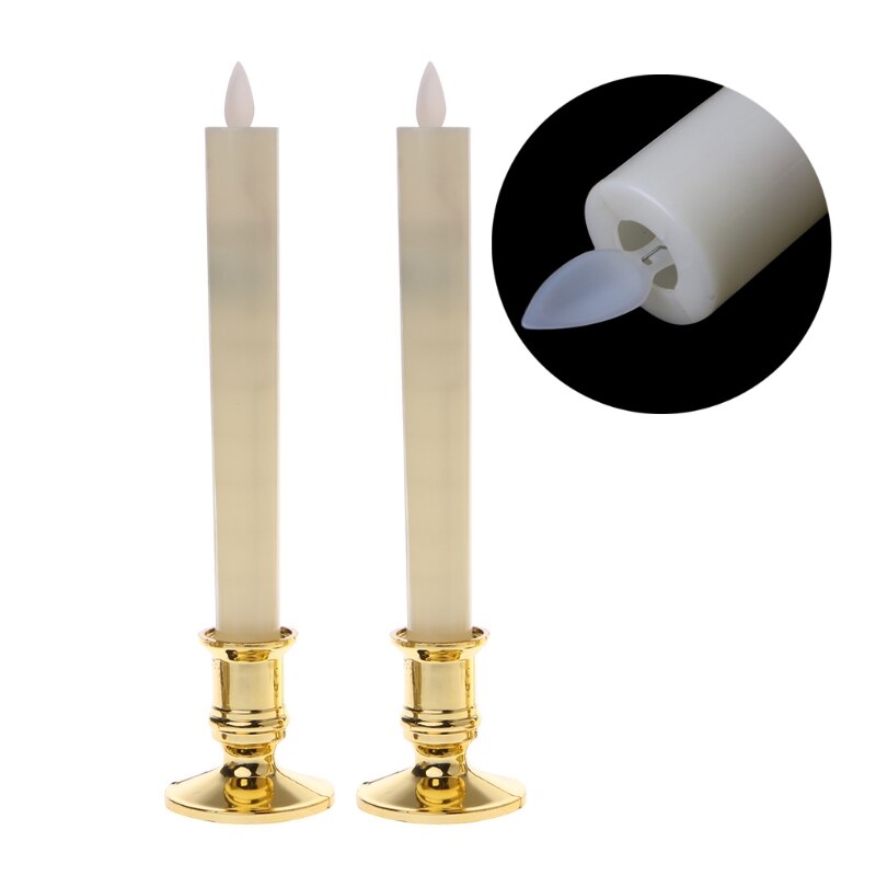 2Pcs/Set Electric Flickering Flameless Led Candle ... – Grandado