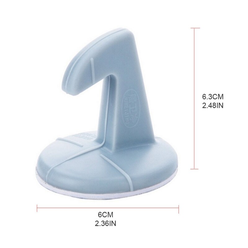 Deurstopper Muur Protector Siliconen Deurklink Bum... – Grandado