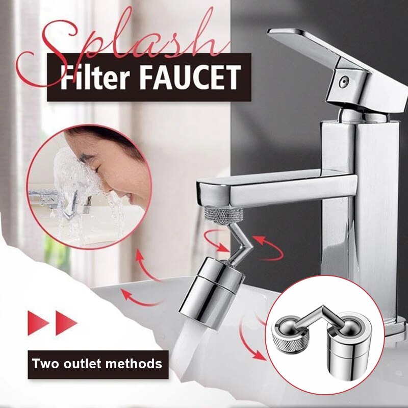 Kitchen Faucet Aerator Sink Movable tap Head Rotat... – Grandado
