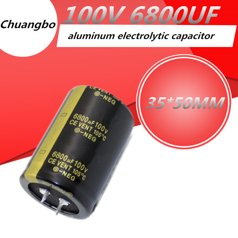 2-5pcs Audio Electrolytic Capacitor 100V6800UF 100... – Vicedeal
