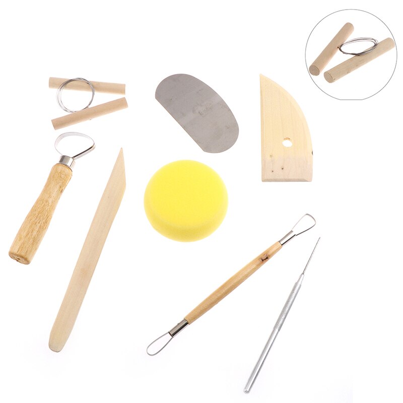 8Pcs/set Pottery DIY Tool Kit Clay Making Ceramics... – Grandado