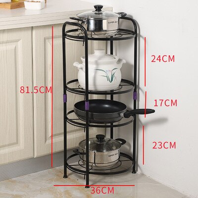 Joylove Kitchen Racks Floor Storage Racks Kitchen ... – Grandado