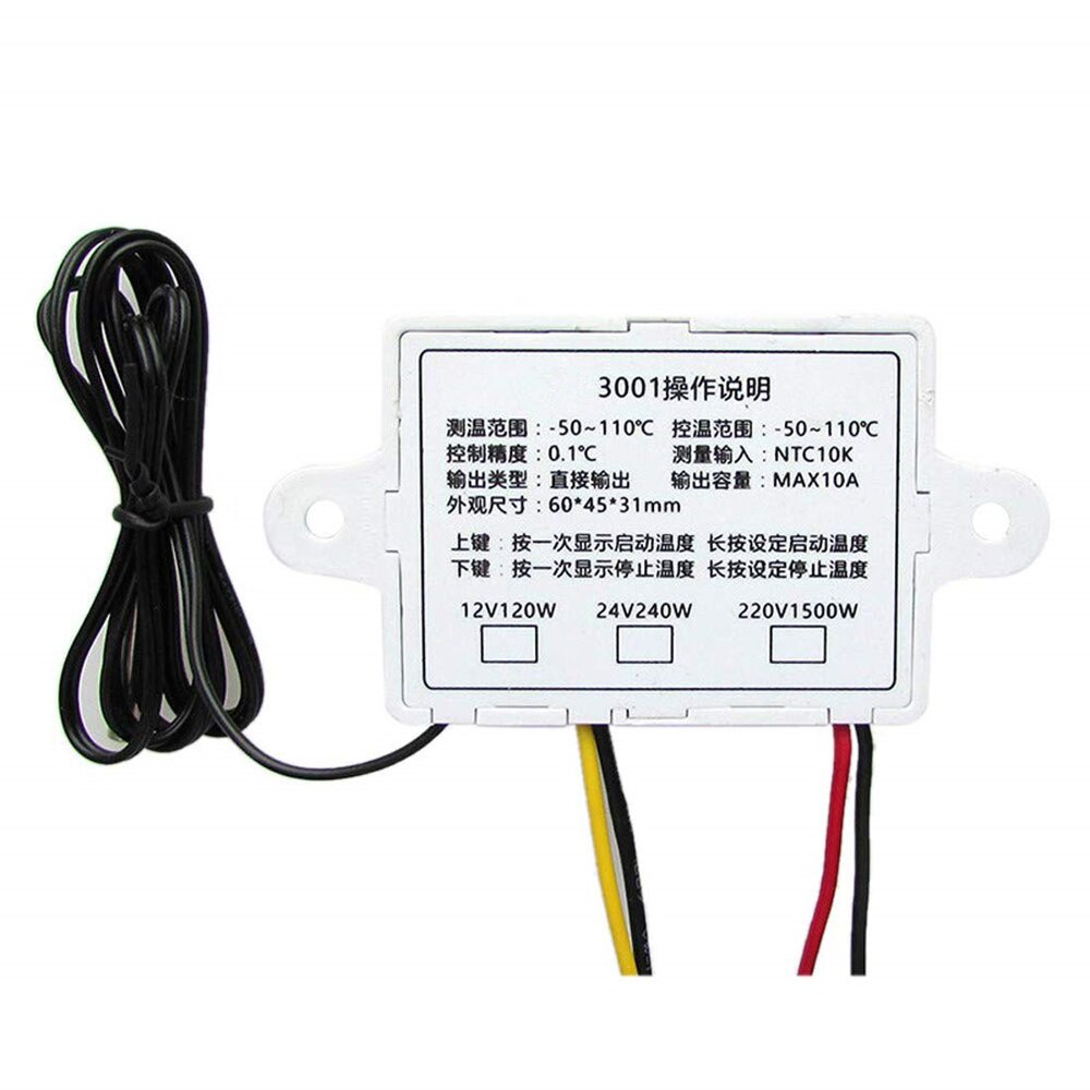 W3001 Digital Control Temperature Microcomputer Th... – Grandado