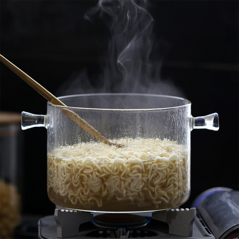 Glazen pot voor eenpersoons kookpot voor instant n... – Grandado