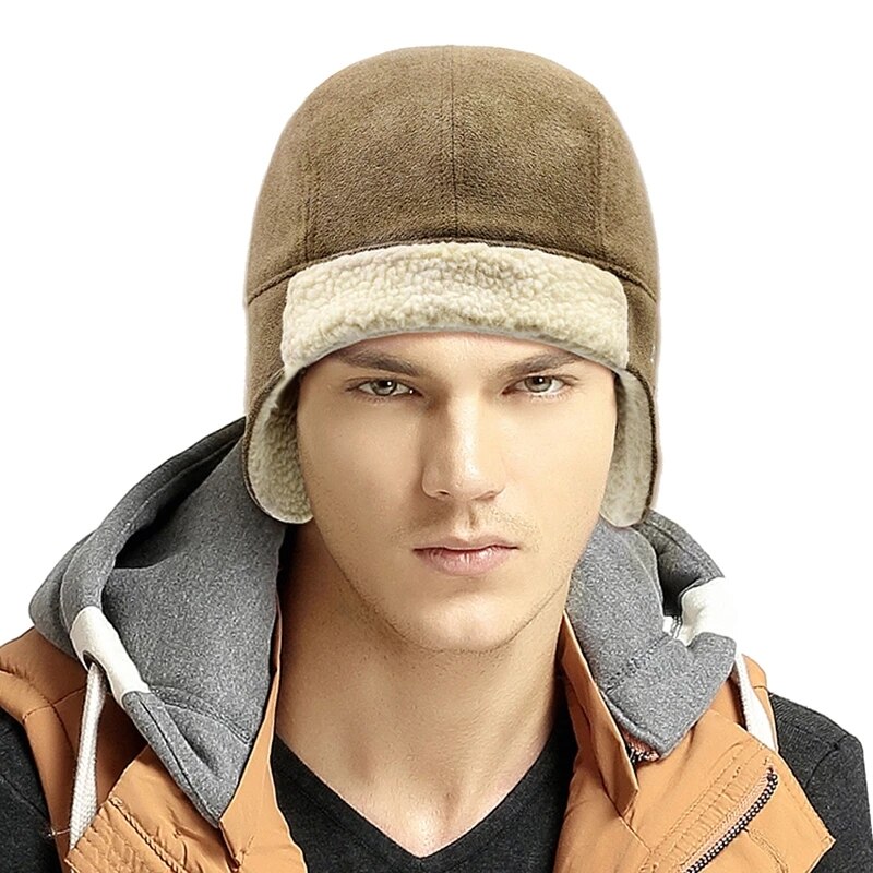 Männer Bomber Hut Beste Pilot Trooper Aviator Cap ... – Vicedeal