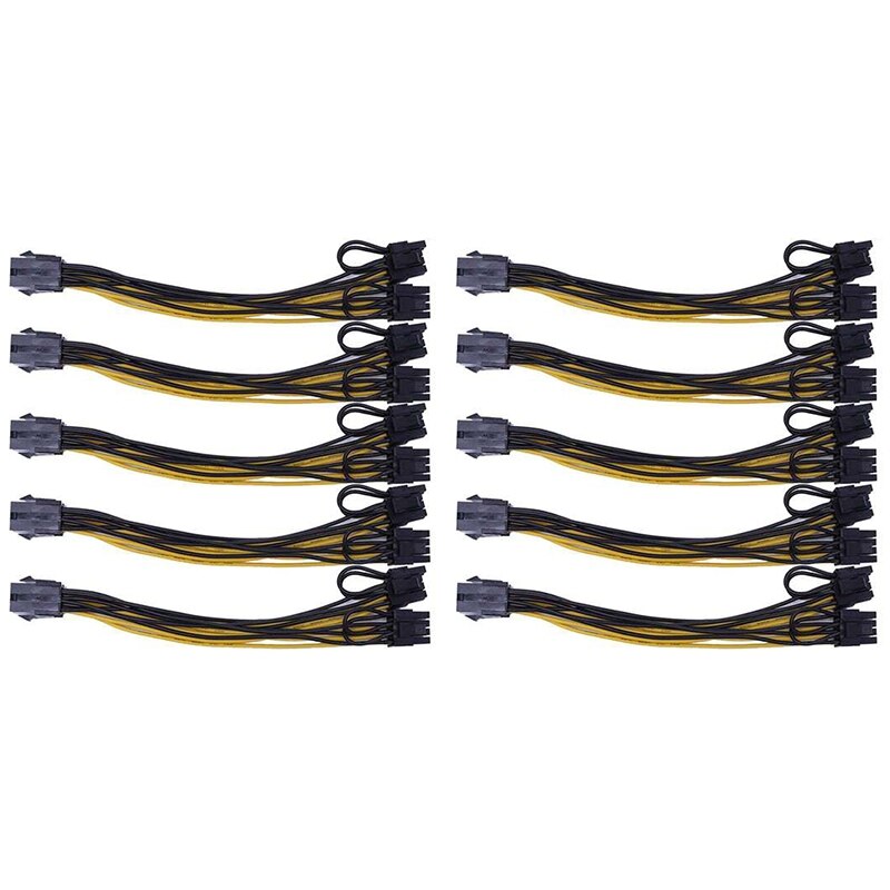 6 Stift zu Dual PCIe 8 Stift (6 + 2) bild Karte PC... – Grandado