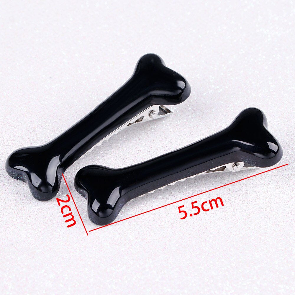 1/2Pcs Vrouwen Meisje Leuke Vivid Dog Bone Hair Cl... – Grandado