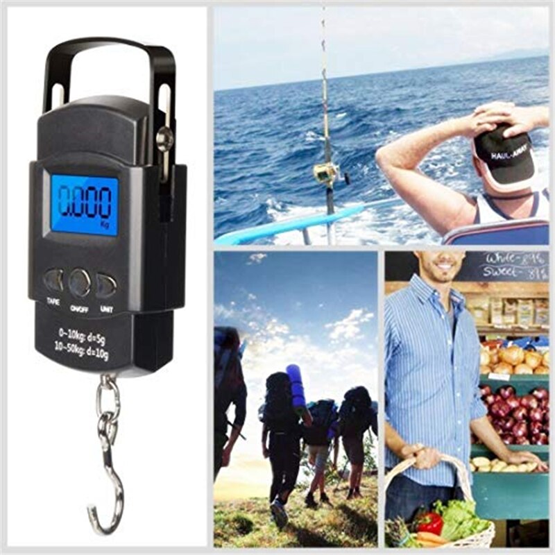KALAIDUN Electronic Digital Hook Scale 50Kg/10g Lu... – Grandado